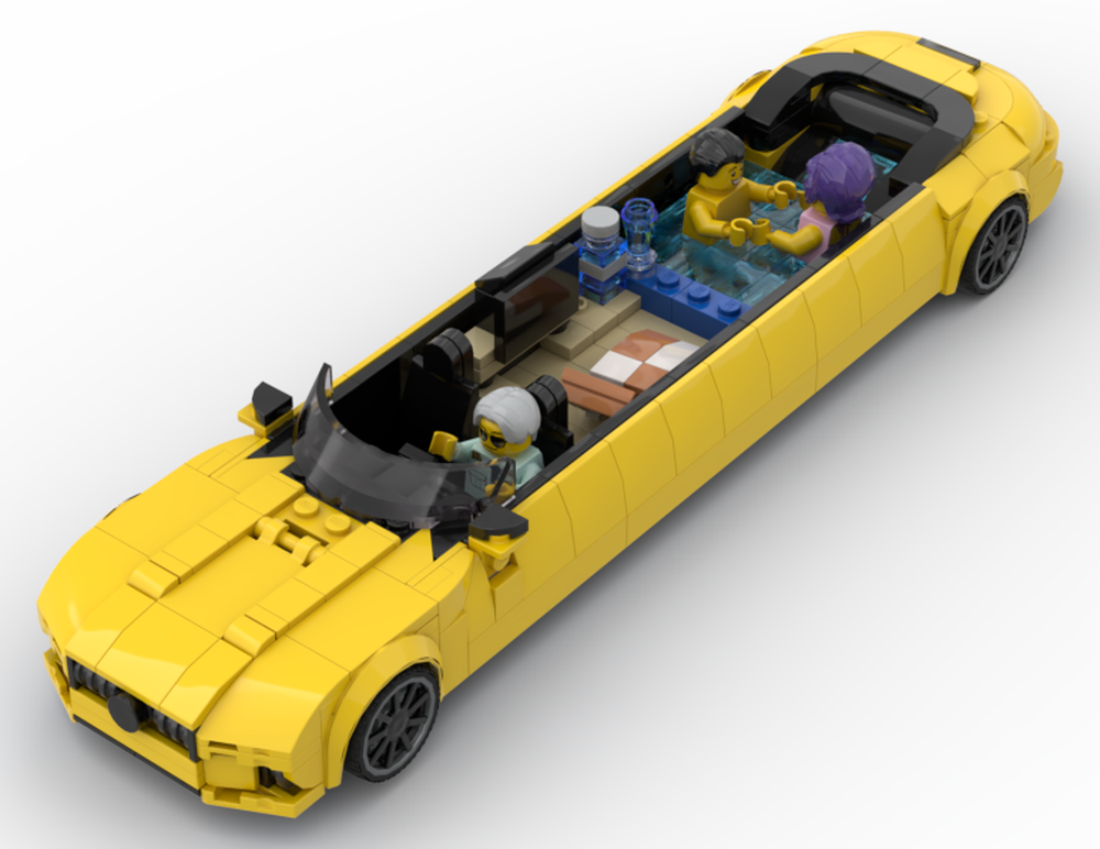 LEGO MOC Mercedes-amg SL 63_HotTub Limo by alejoluis | Rebrickable ...