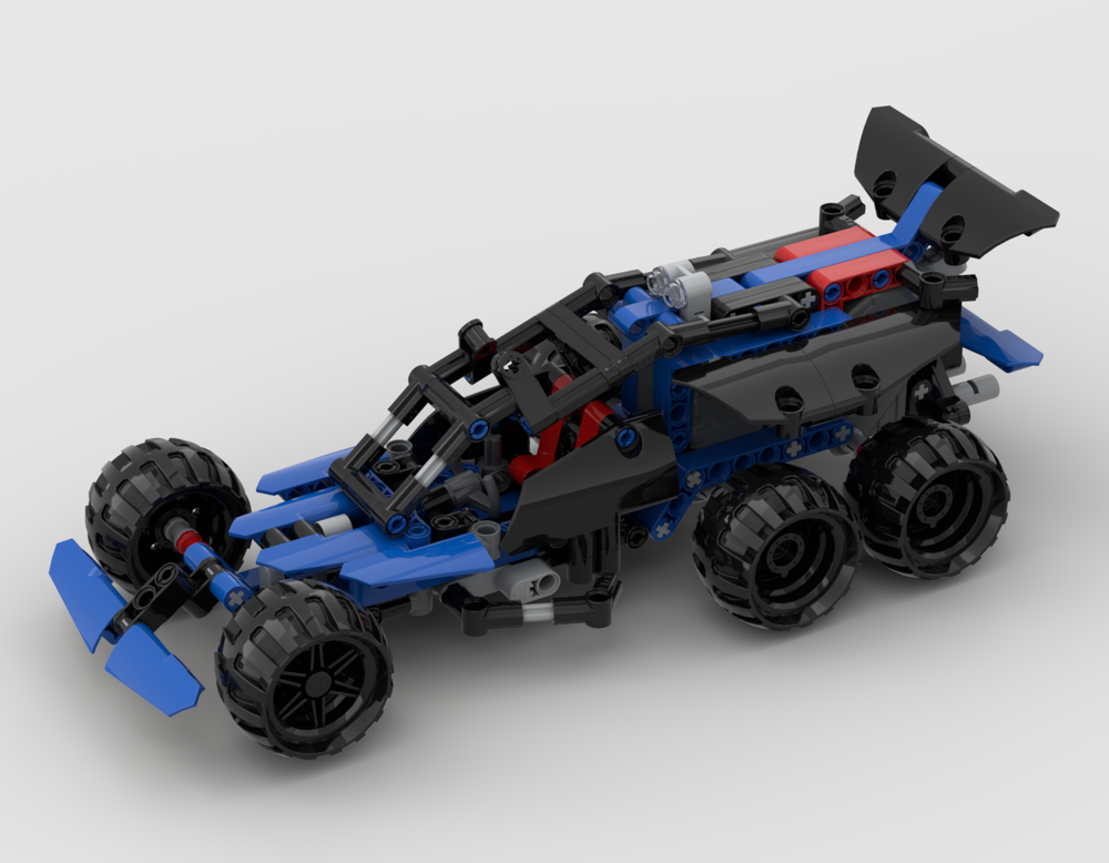 LEGO MOC-239850 Double Pullback King by DrewG | Rebrickable - Build ...
