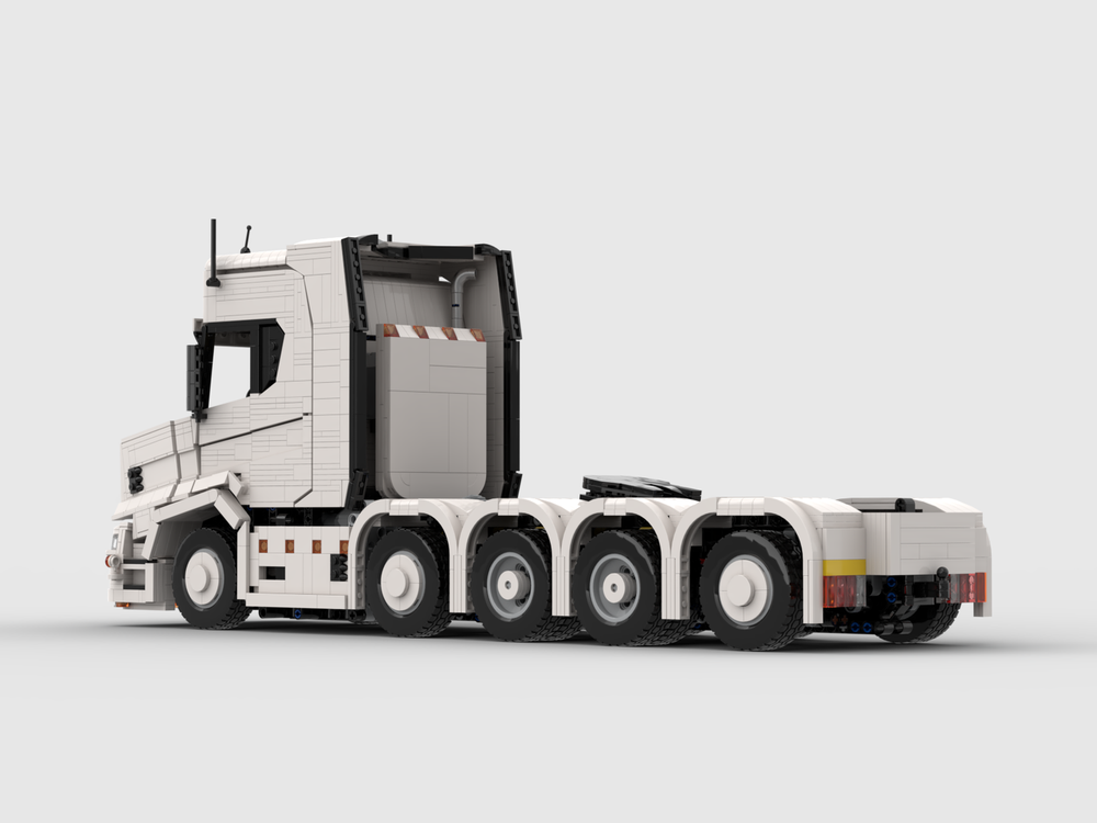 LEGO MOC Scania torpedo 10x4 tractor by LingKong | Rebrickable - Build ...