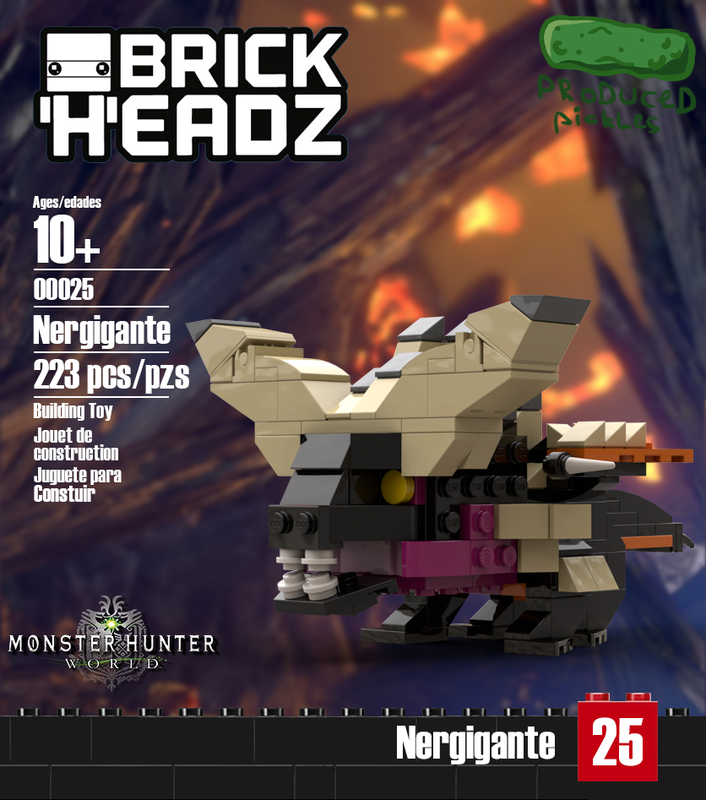 LEGO MOC Nergigante (Monster Hunter Game) by ProducedPickles ...