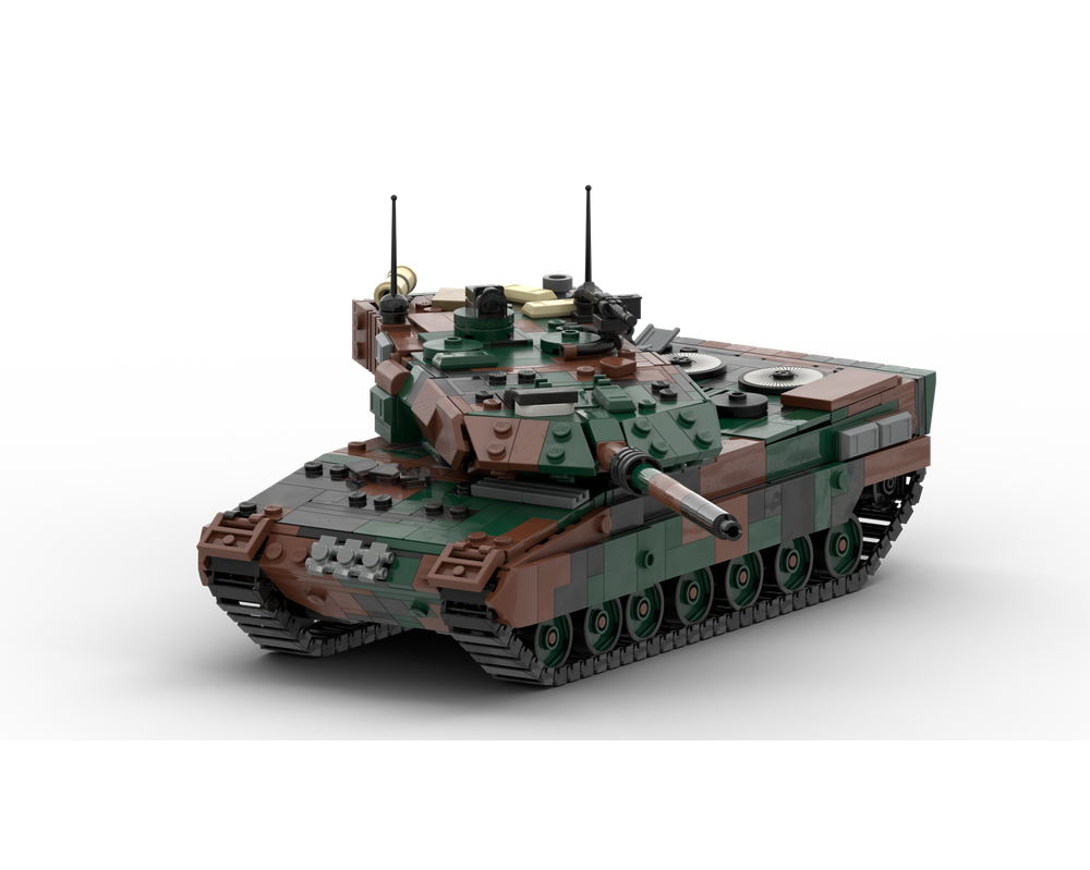 LEGO MOC Leopard 2A6 - 1:35th scale by Darth_Legos | Rebrickable ...