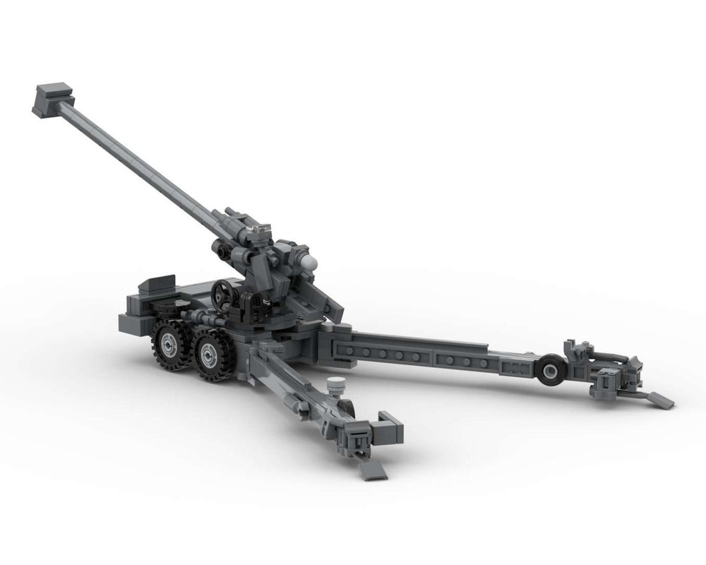 LEGO MOC FH-2000 Howitzer Artillery Gun by Naxatect | Rebrickable ...