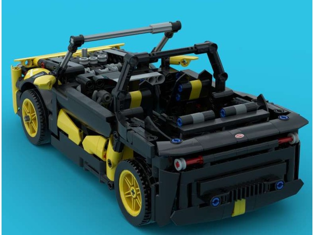 LEGO MOC-240047 VW Golf Mk1 cabriolet (FWD Yellow) by samlego2011 ...