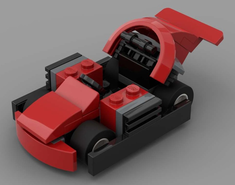 LEGO MOC Go-cart by LukaD | Rebrickable - Build with LEGO