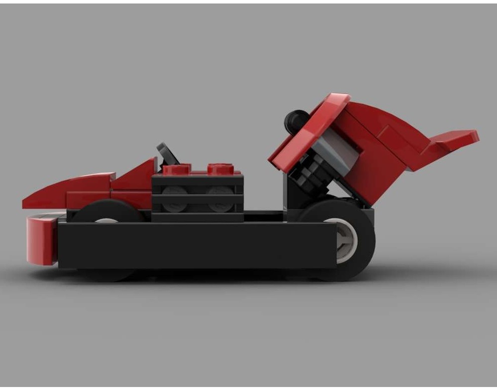 LEGO MOC Go-cart by LukaD | Rebrickable - Build with LEGO