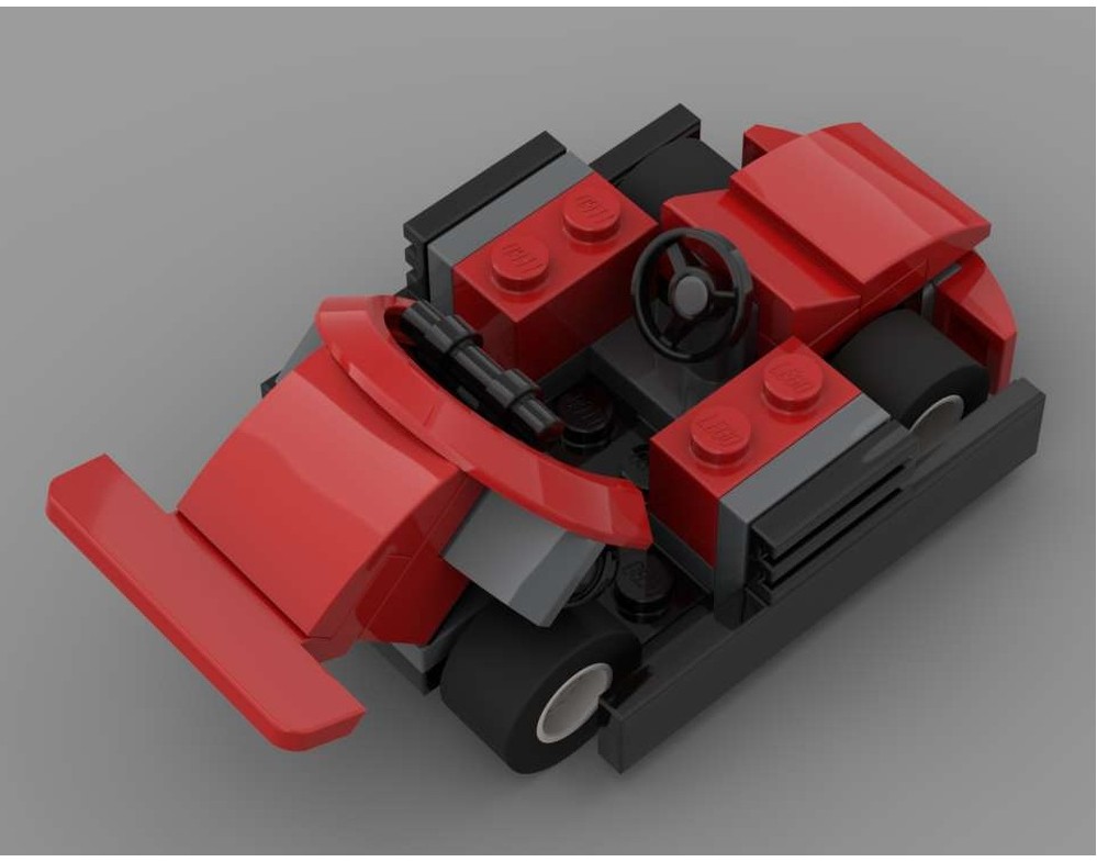 LEGO MOC Go-cart by LukaD | Rebrickable - Build with LEGO