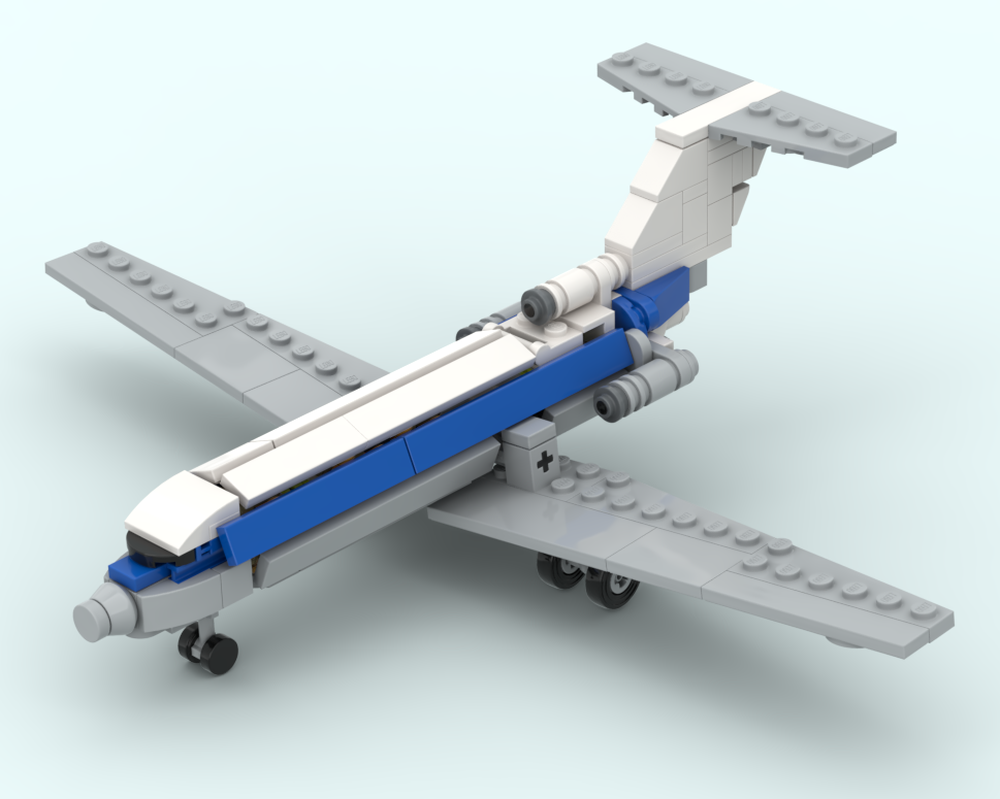 LEGO MOC-240077 Yakovlev Yak-40 - Aeroflot Livery by boudjeml ...