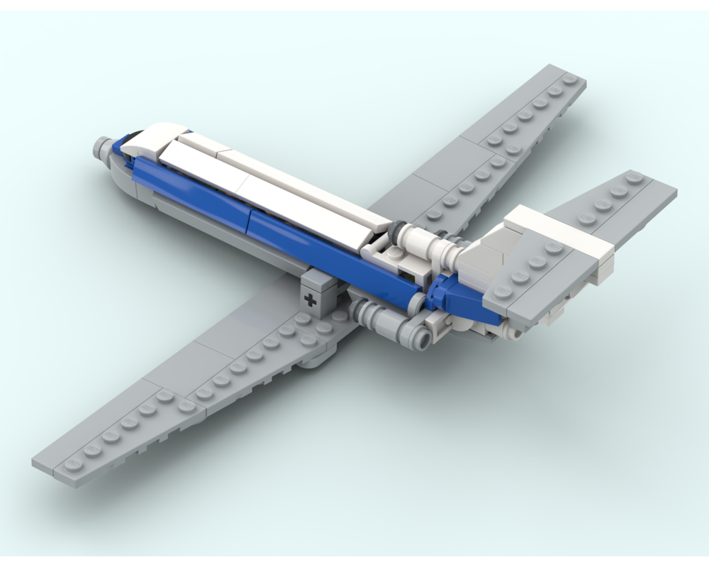 LEGO MOC-240077 Yakovlev Yak-40 - Aeroflot Livery by boudjeml ...