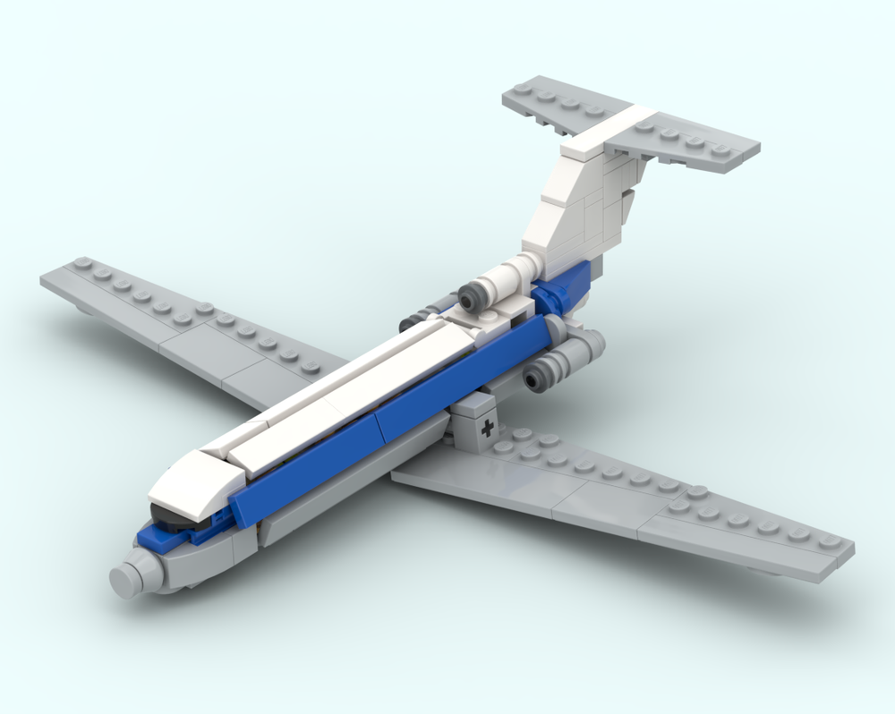 LEGO MOC-240077 Yakovlev Yak-40 - Aeroflot Livery by boudjeml ...