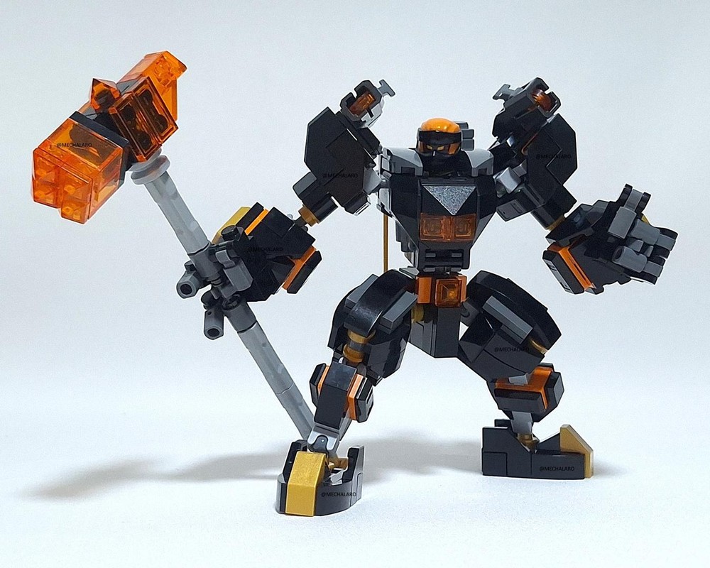 LEGO MOC-240081 Cole's Battle Mech v2.0 by Mechalaro | Rebrickable ...
