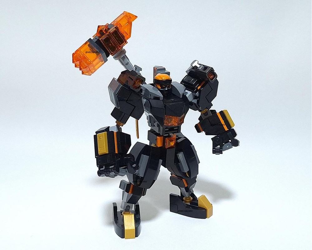 LEGO MOC-240081 Cole's Battle Mech v2.0 by Mechalaro | Rebrickable ...