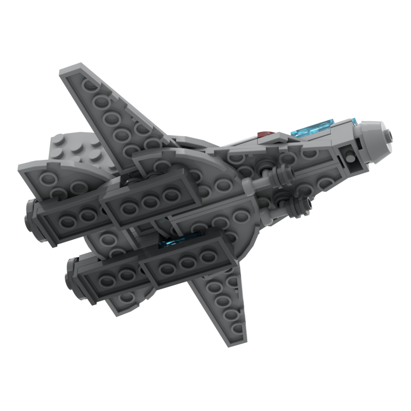 LEGO MOC-240090 Swing Wing Fighter by ThatBroDad | Rebrickable - Build ...