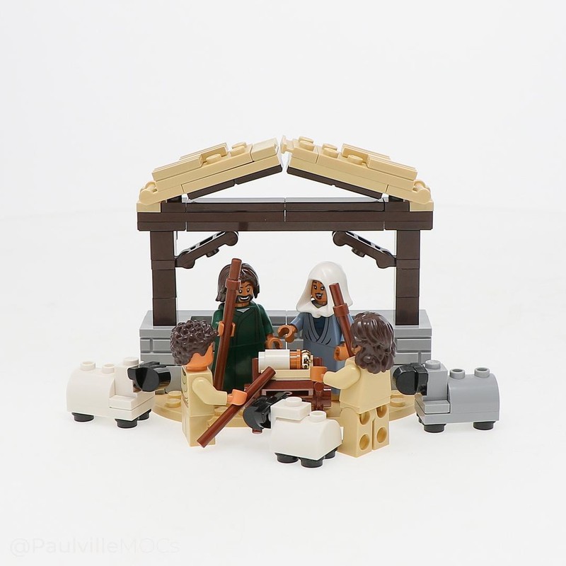 LEGO MOC Nativity Advent Calendar by PaulvilleMOCs | Rebrickable ...