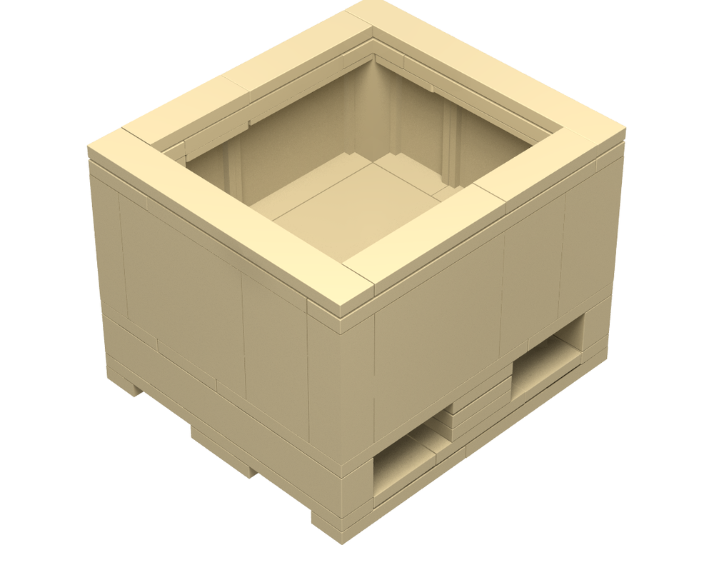 LEGO MOC Pallet Crate by Ron_bricks | Rebrickable - Build with LEGO