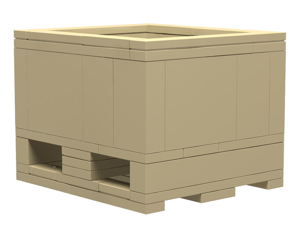 LEGO MOC Pallet Crate by Ron_bricks | Rebrickable - Build with LEGO