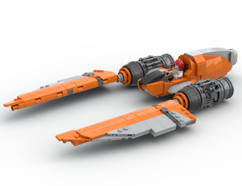 LEGO MOC KoToR Daggerstar Swoop Bike by sjager | Rebrickable - Build ...