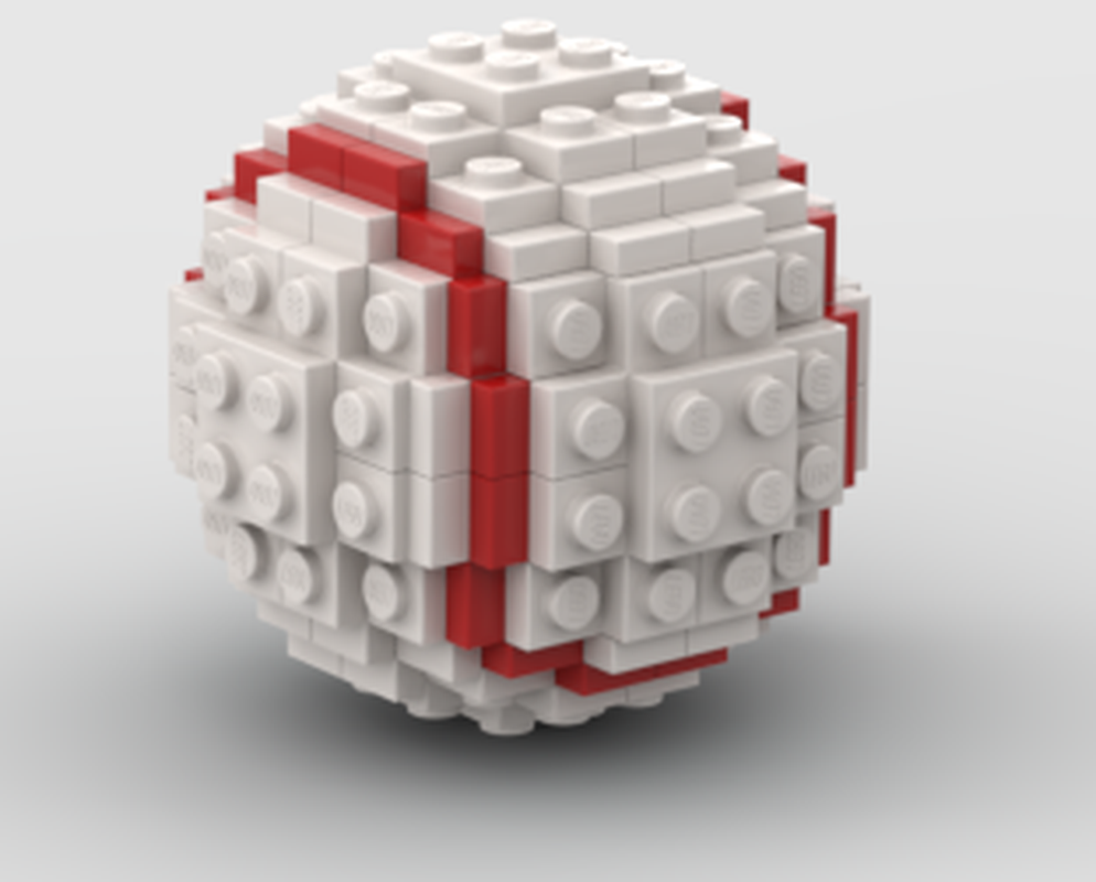 LEGO MOC-240157 Baseball by sixf00t4 | Rebrickable - Build with LEGO