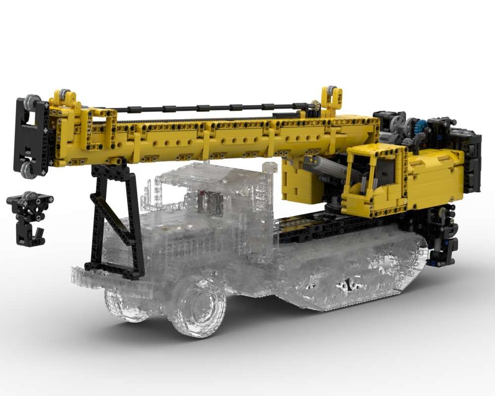 LEGO MOC-240162 Crane for M93x Halftrack by Stinkwell Exhaust Creations ...