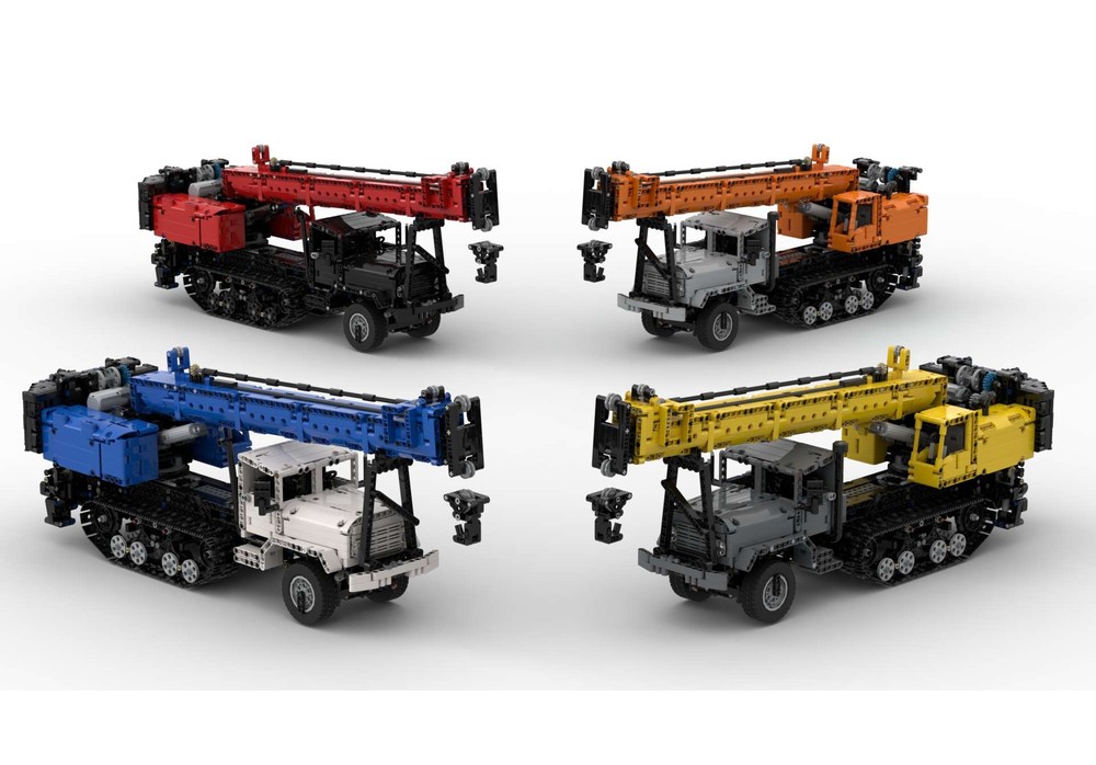 LEGO MOC Crane for M93x Halftrack by Stinkwell Exhaust Creations ...