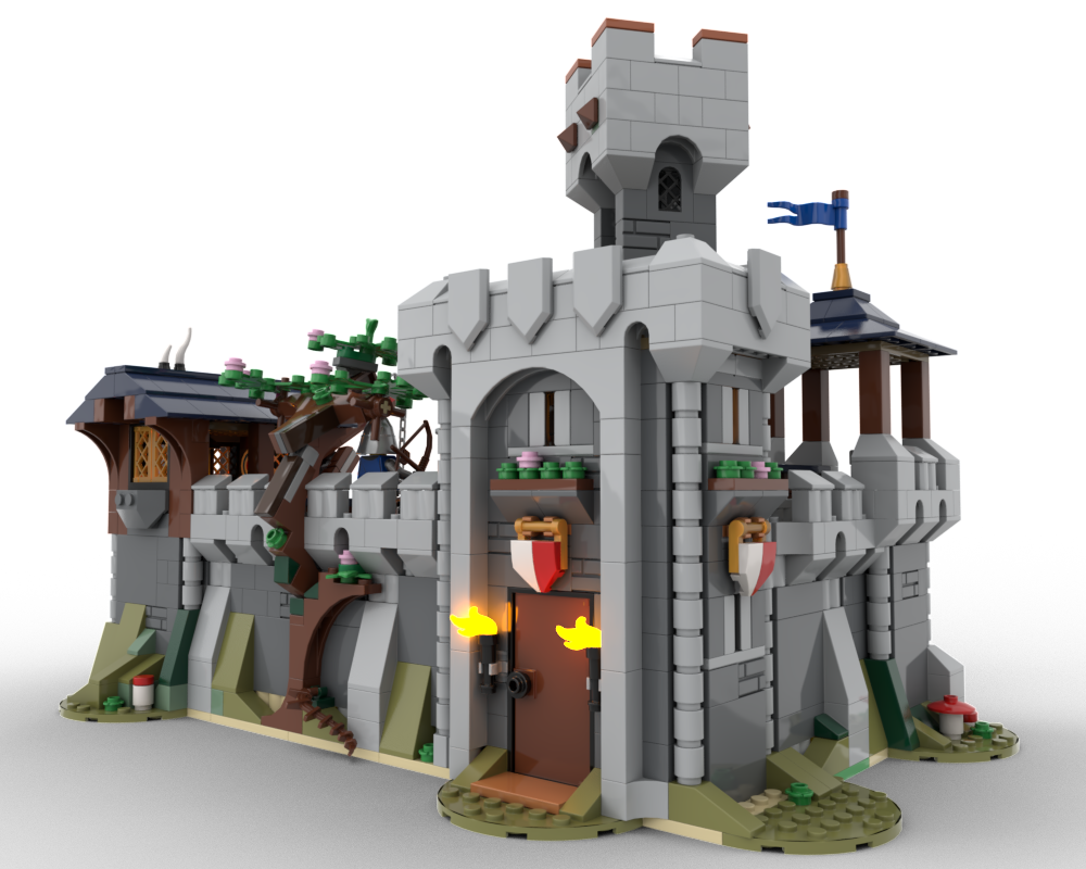 LEGO MOC-240167 Medieval Trading Post by sporter | Rebrickable - Build ...