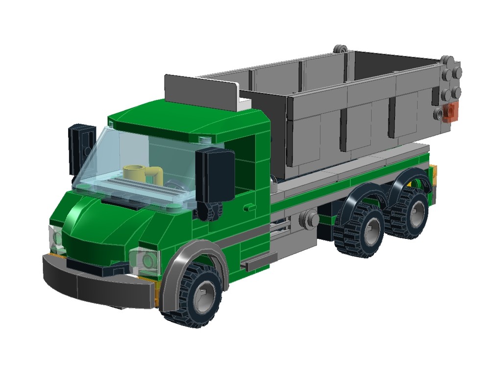 LEGO MOC-240178 Green dump truck by jval | Rebrickable - Build with LEGO