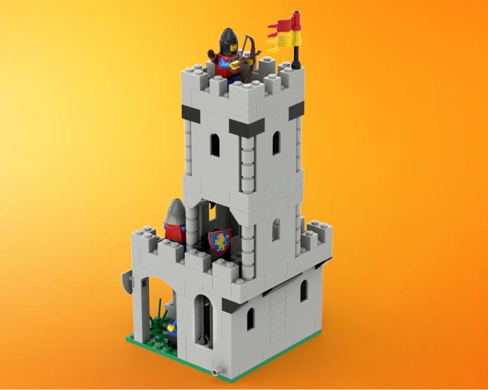 LEGO MOC Classic Castle Expansion - 6080 - Prison Tower by ClaCaDude ...