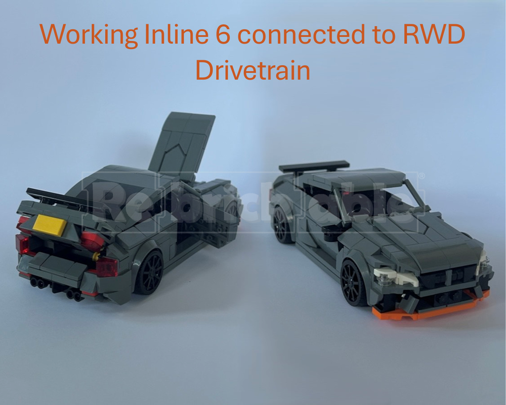 LEGO MOC BMW M4 GTS (Working Drivetrain) by mp_mocs | Rebrickable ...