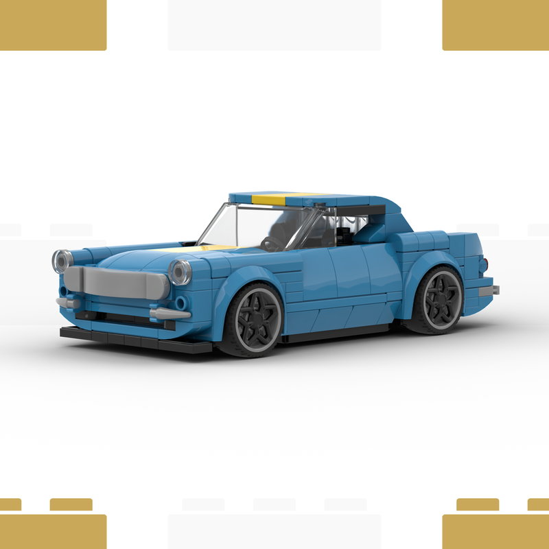 LEGO MOC Volvo P1800 Cyan Racing by Brick-My-Ride | Rebrickable - Build ...