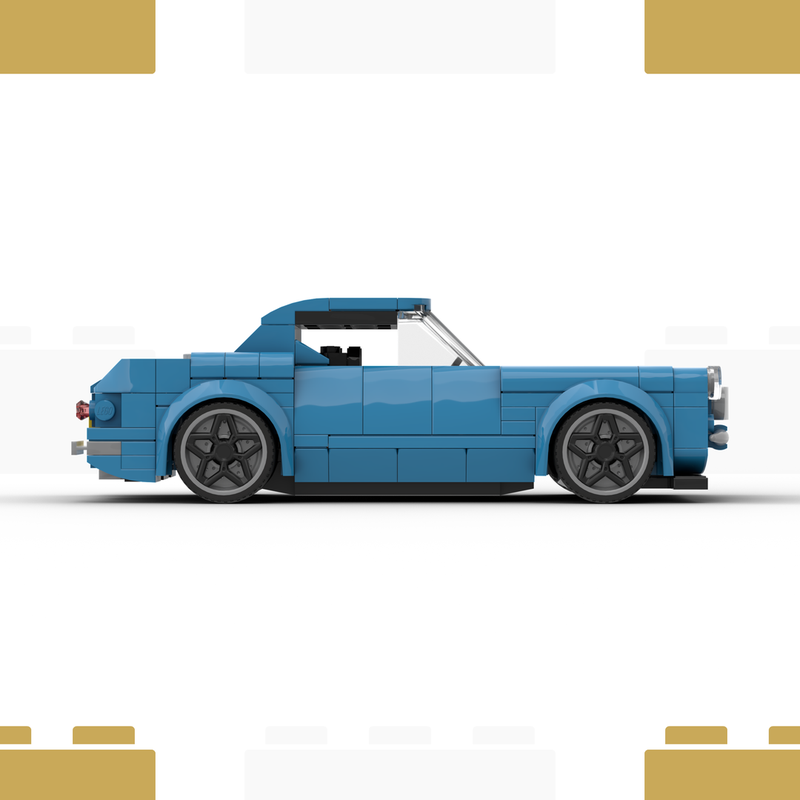 LEGO MOC Volvo P1800 Cyan Racing by Brick-My-Ride | Rebrickable - Build ...