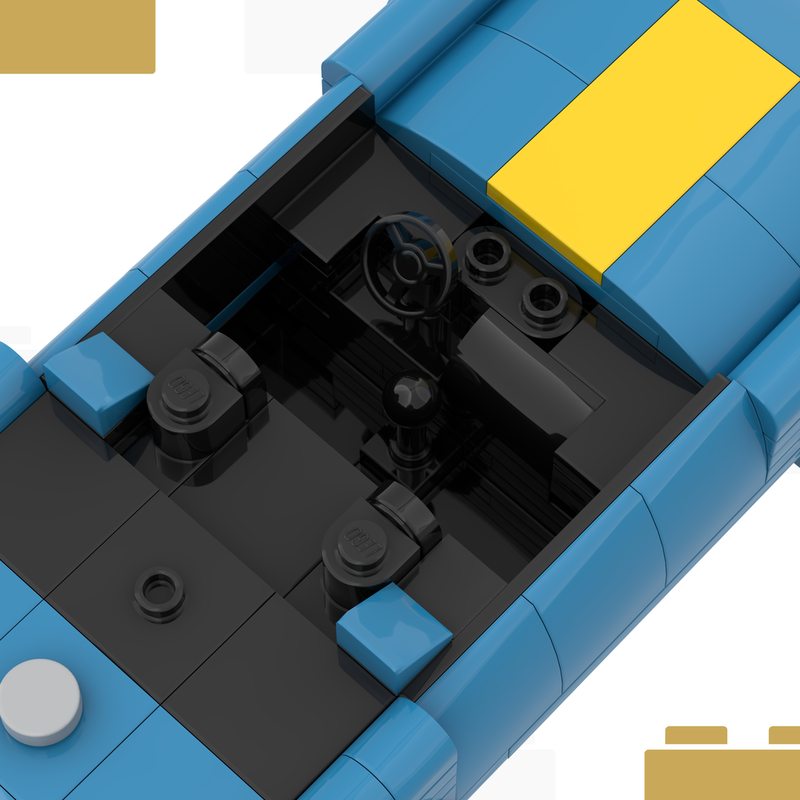 LEGO MOC Volvo P1800 Cyan Racing by Brick-My-Ride | Rebrickable - Build ...