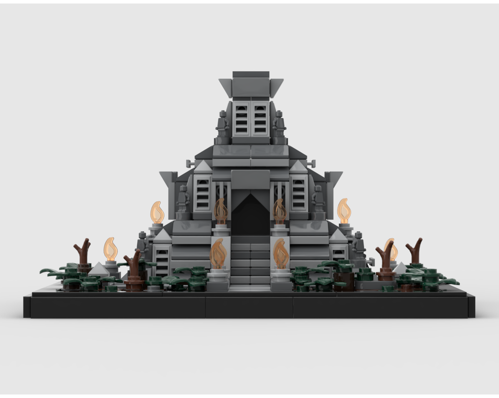 LEGO MOC Mayan Temple - Front Half by KingGror | Rebrickable - Build ...