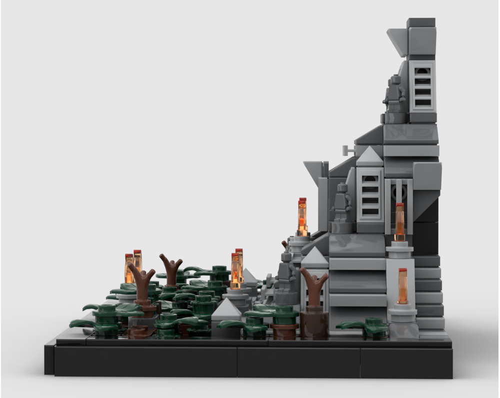 LEGO MOC Mayan Temple - Front Half by KingGror | Rebrickable - Build ...