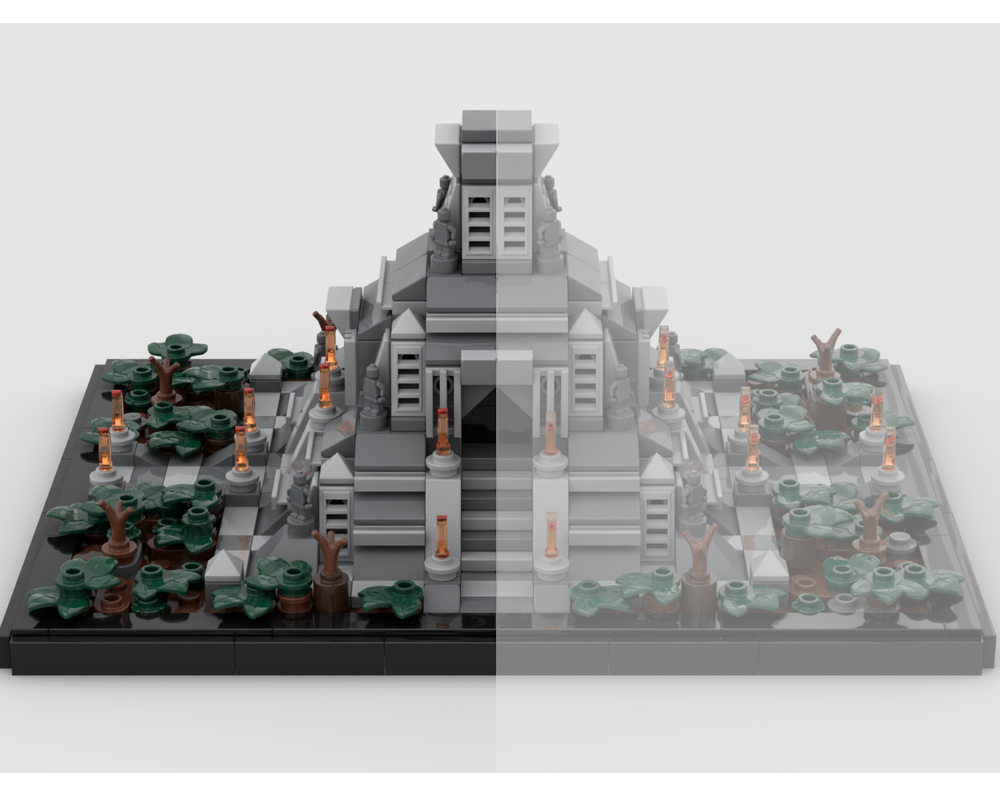 LEGO MOC Mayan Temple - Front Half by KingGror | Rebrickable - Build ...
