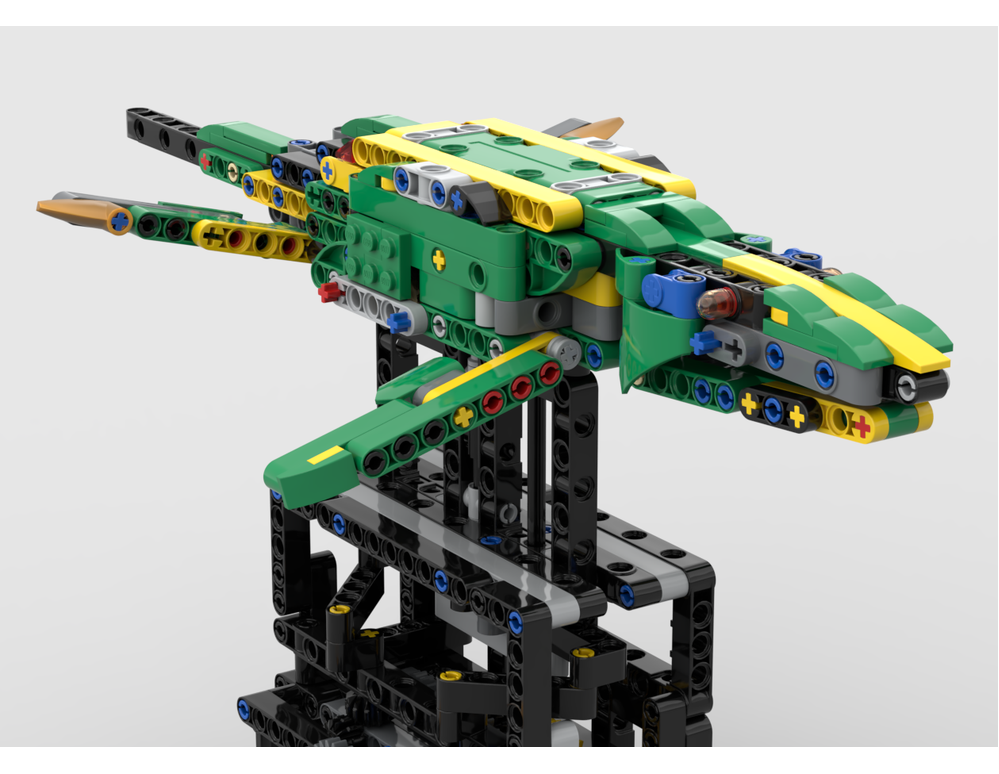 LEGO MOC-240265 Liopleurodon - Kinetic Sculpture by Raptor9889 ...