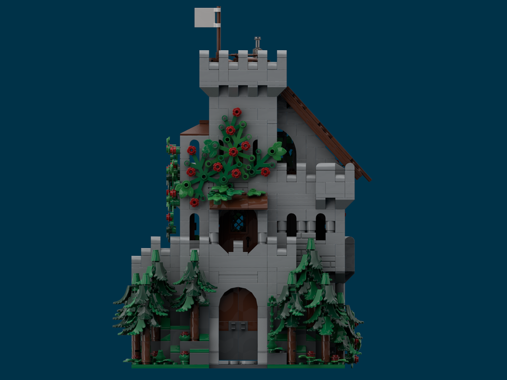 LEGO MOC-240269 Medieval castle Keep in the forest - Modular by G3ppO ...