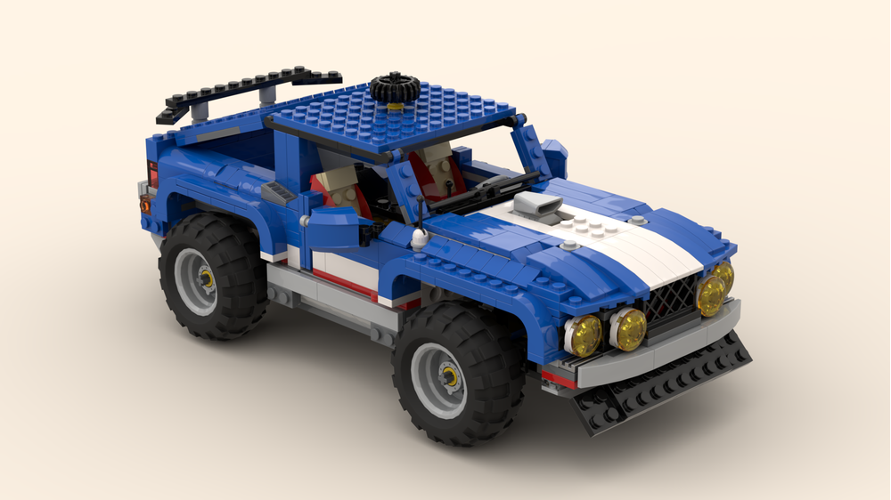 LEGO MOC 5893 - Muscle Car by SupraGL | Rebrickable - Build with LEGO