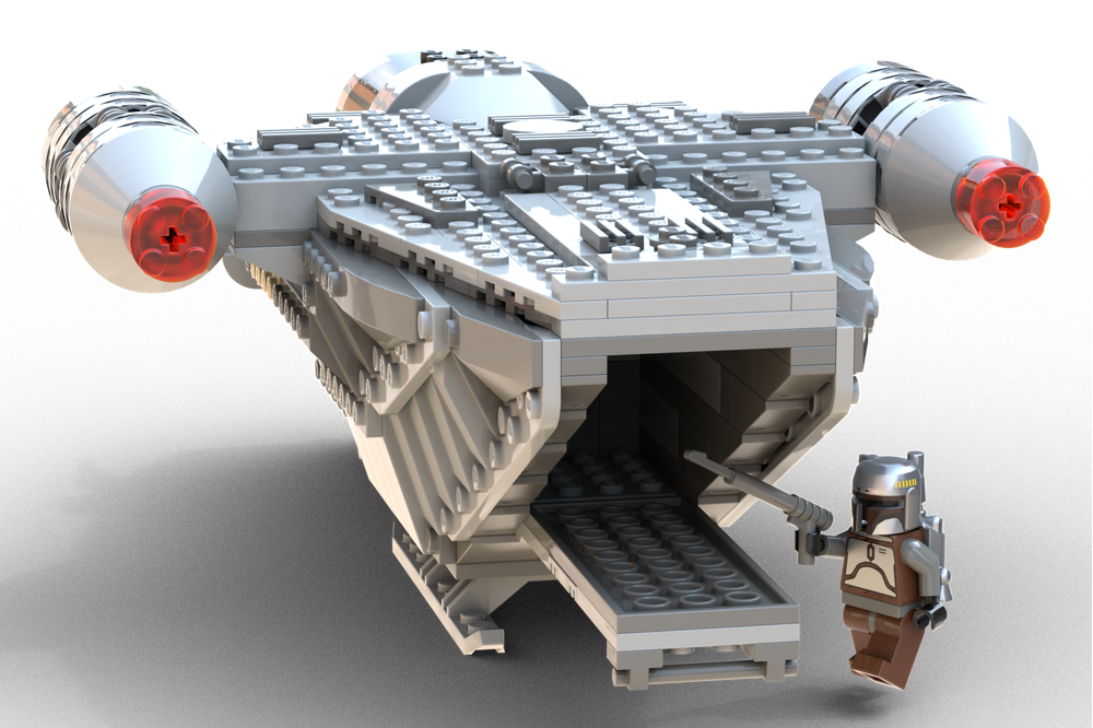 LEGO MOC Retro Razor Crest by skipmacd | Rebrickable - Build with LEGO