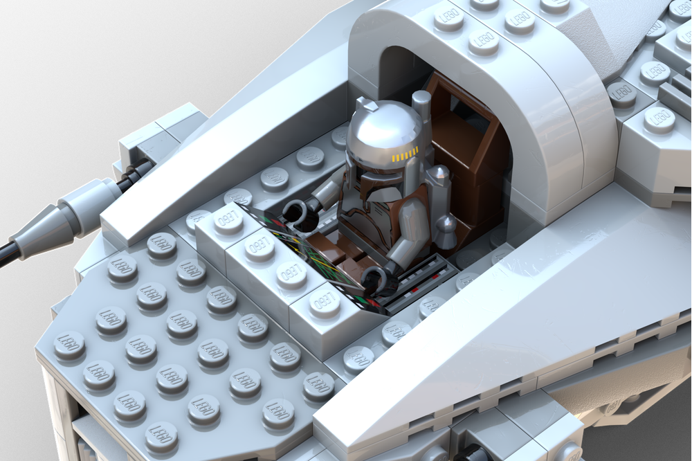 LEGO MOC Retro Razor Crest by skipmacd | Rebrickable - Build with LEGO