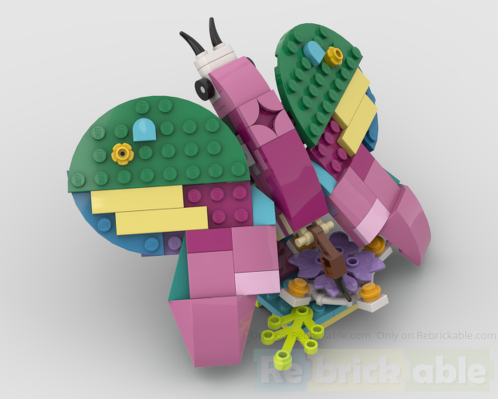 LEGO MOC-240290 31144 Butterfly by Revenge_Of_The_Brick | Rebrickable ...