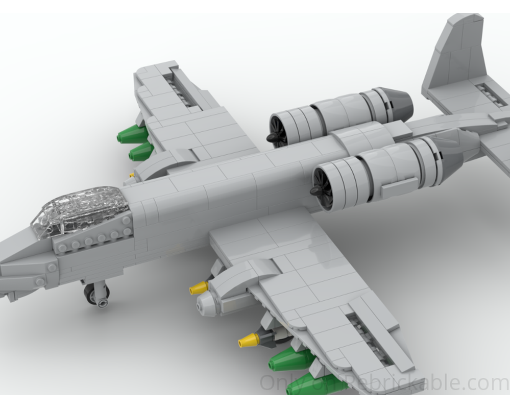 LEGO MOC-240306 A-10 Thunderbolt II (V2) by JojoTheBuilder ...