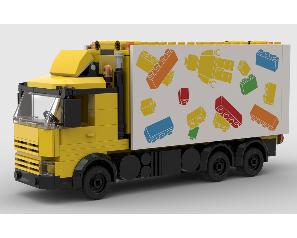 LEGO MOC-240313 Lego Delivery Truck by DailyWeeklyBuilds | Rebrickable ...