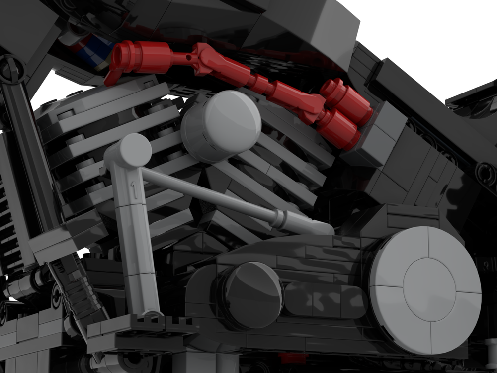 LEGO MOC Harley-Davidson Custom by Your Brick Guy | Rebrickable - Build ...