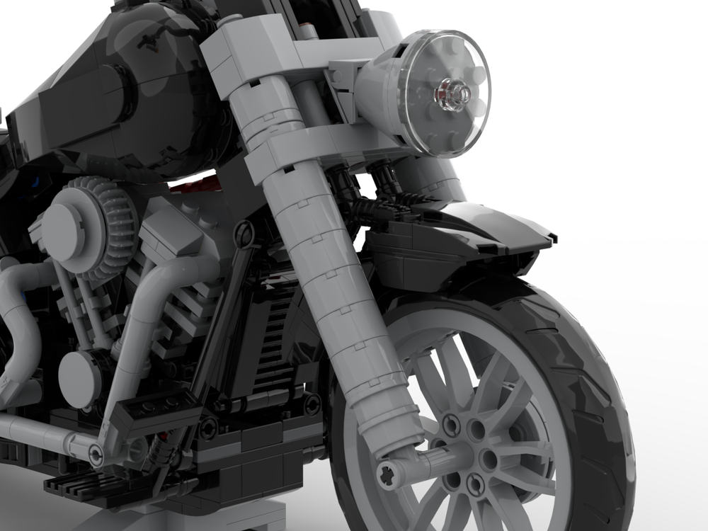 LEGO MOC-240322 Harley-Davidson Custom by Your Brick Guy | Rebrickable ...