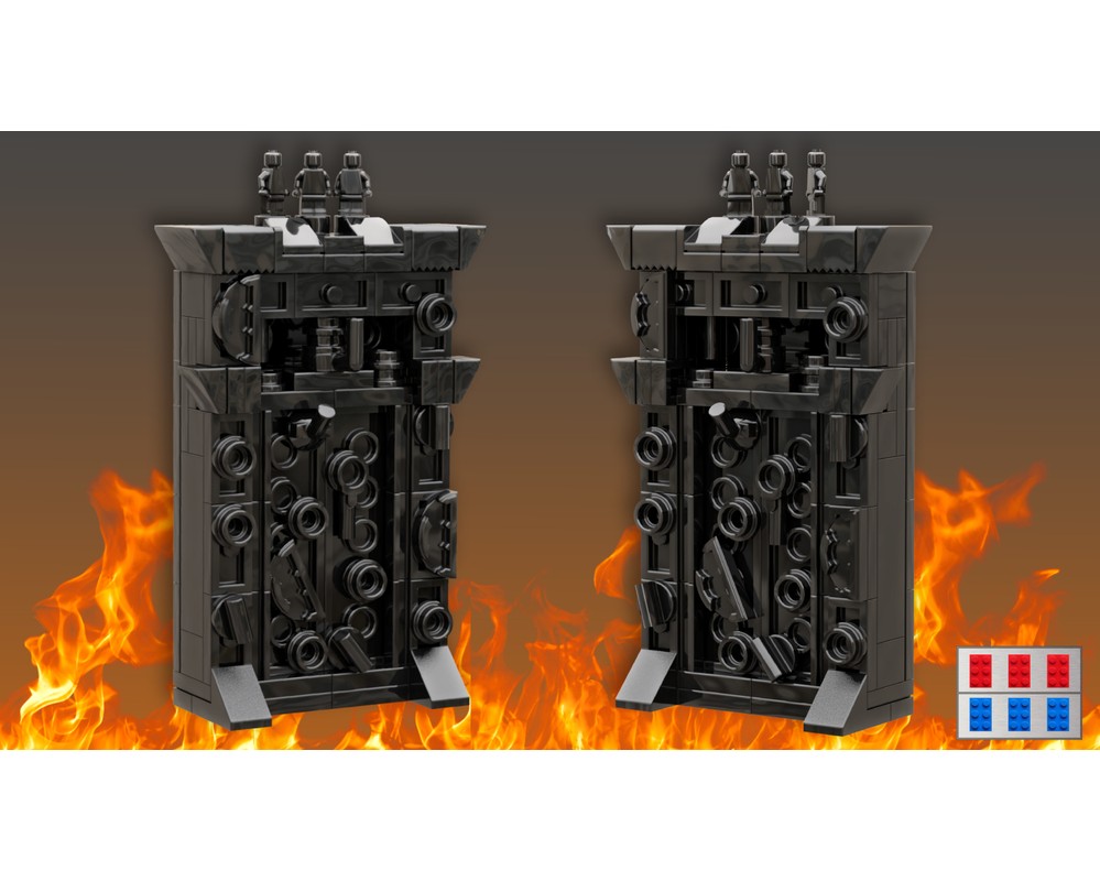 LEGO MOC The Gates of Heck by benbuildslego | Rebrickable - Build with LEGO