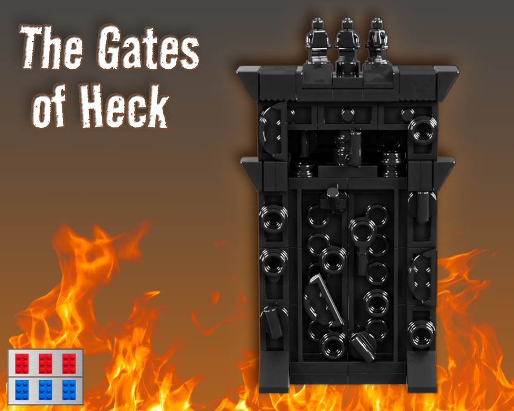 LEGO MOC-240325 The Gates of Heck by benbuildslego | Rebrickable ...
