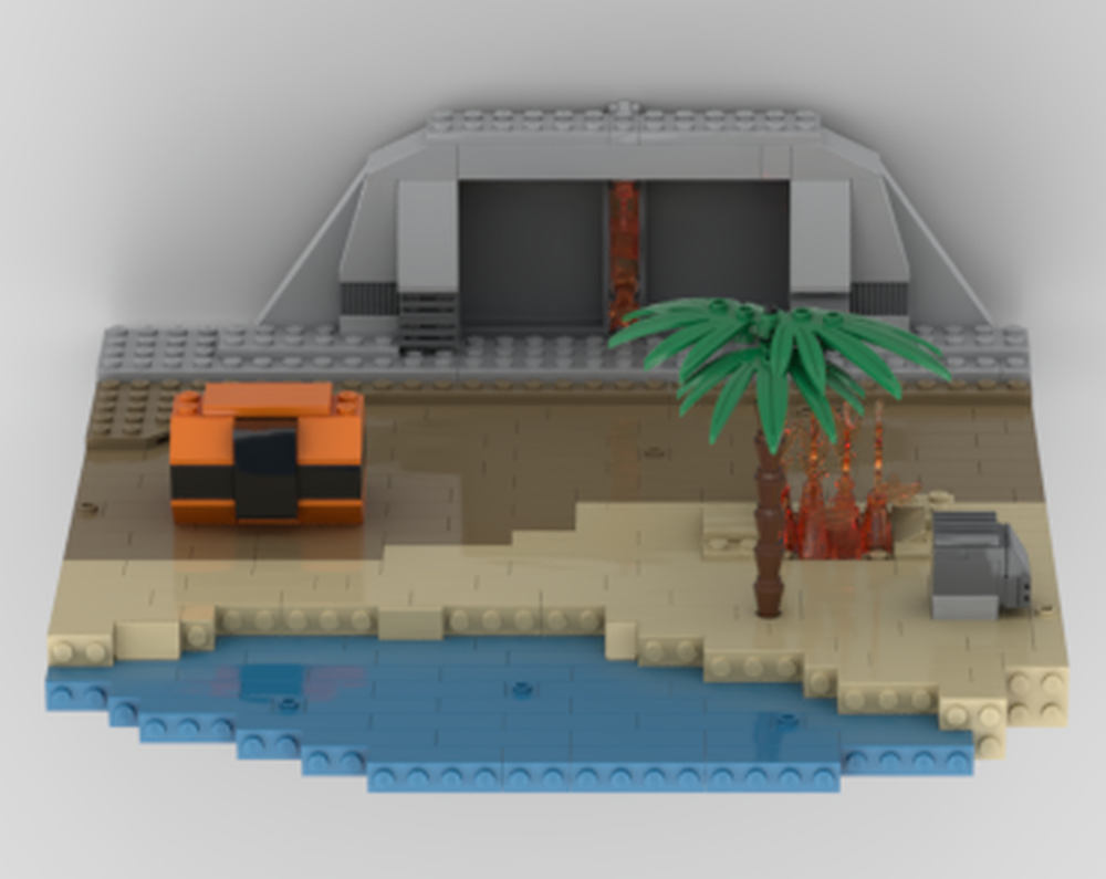 LEGO MOC Battle on Scarif by Flexiboyss | Rebrickable - Build with LEGO