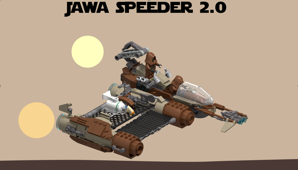 LEGO MOC-240339 Jawa Speeder 2.0 by The_Ario | Rebrickable - Build with ...