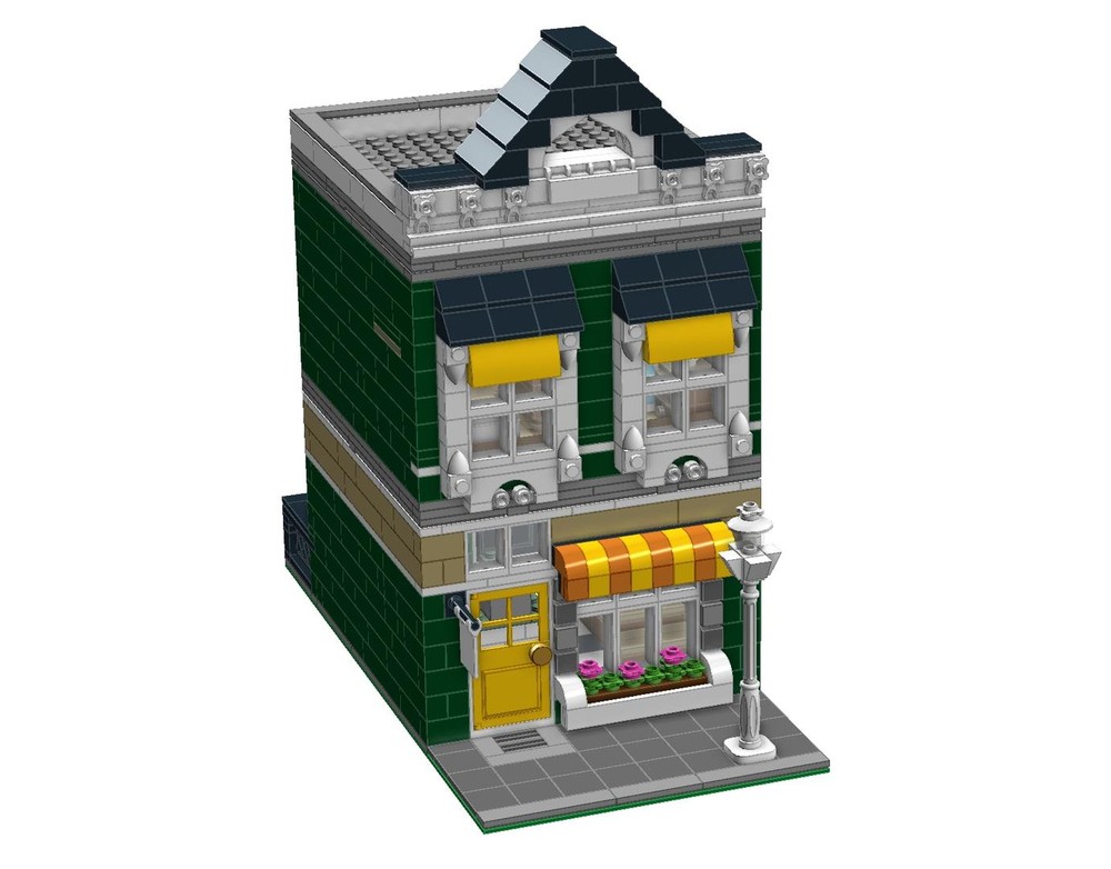 LEGO MOC-240344 Lego Modular MOC Set (Gardening store/Apartment) by ...