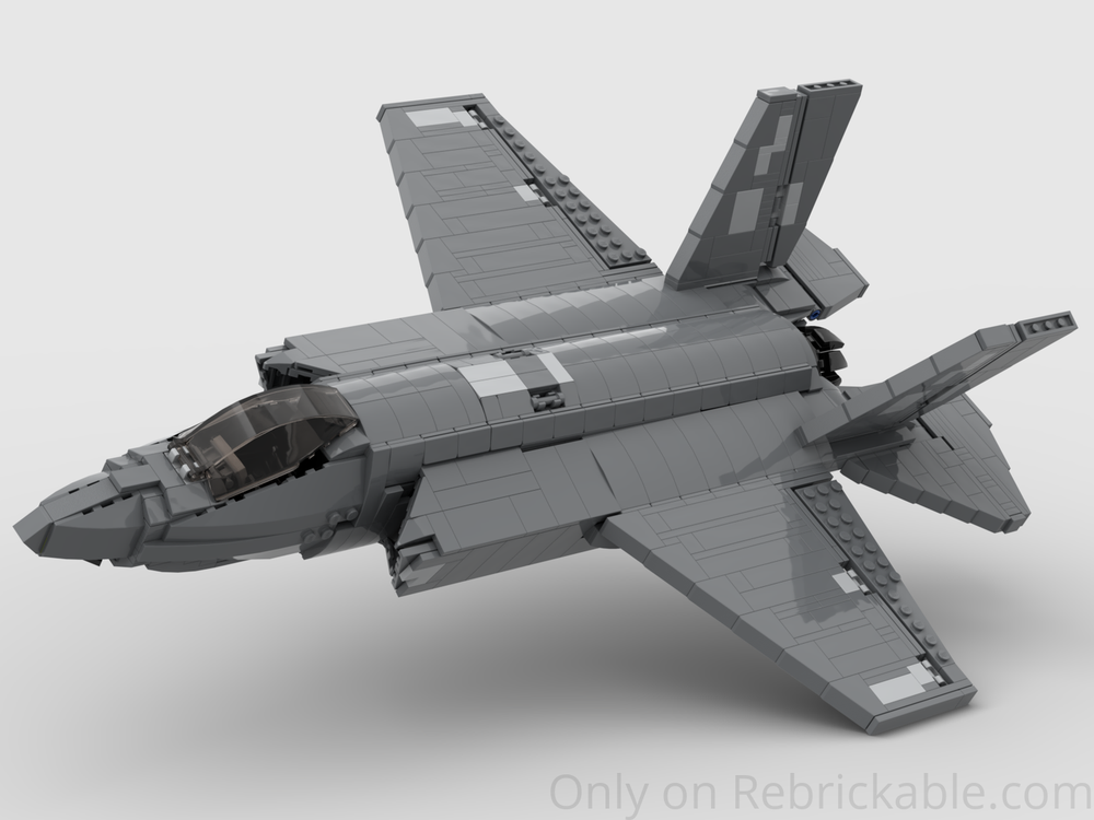 LEGO MOC-240361 F-35 A Lightning II by simonelovisa01 | Rebrickable ...