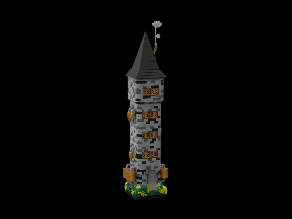 LEGO MOC Dark Steampunk Tower by booknerd10 | Rebrickable - Build with LEGO